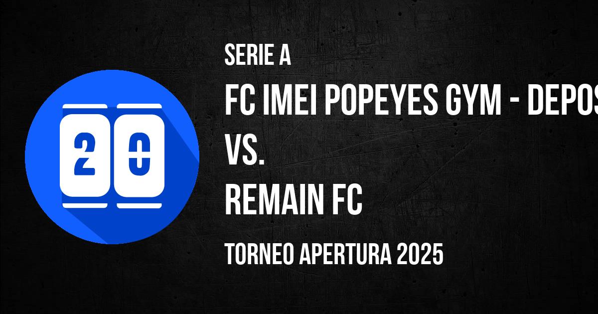 FC IMEI POPEYES GYM vs. NEW PROJECT SOCCER TEAM AR20 - Liga Tangamanga