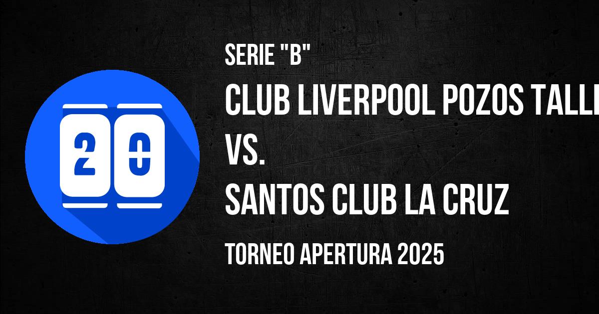 CLUB LIVERPOOL POZOS TALLER ALFRA vs. SANTOS CLUB LA CRUZ - Liga Tangamanga